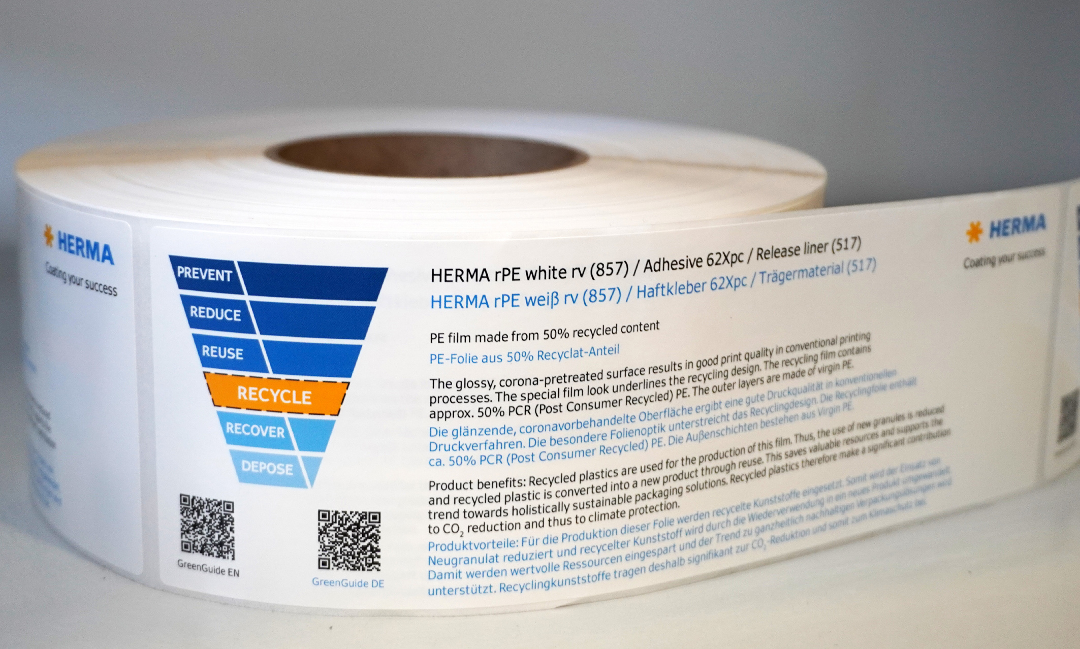 HERMA: New self-adhesive label material, even for price-sensitive ...